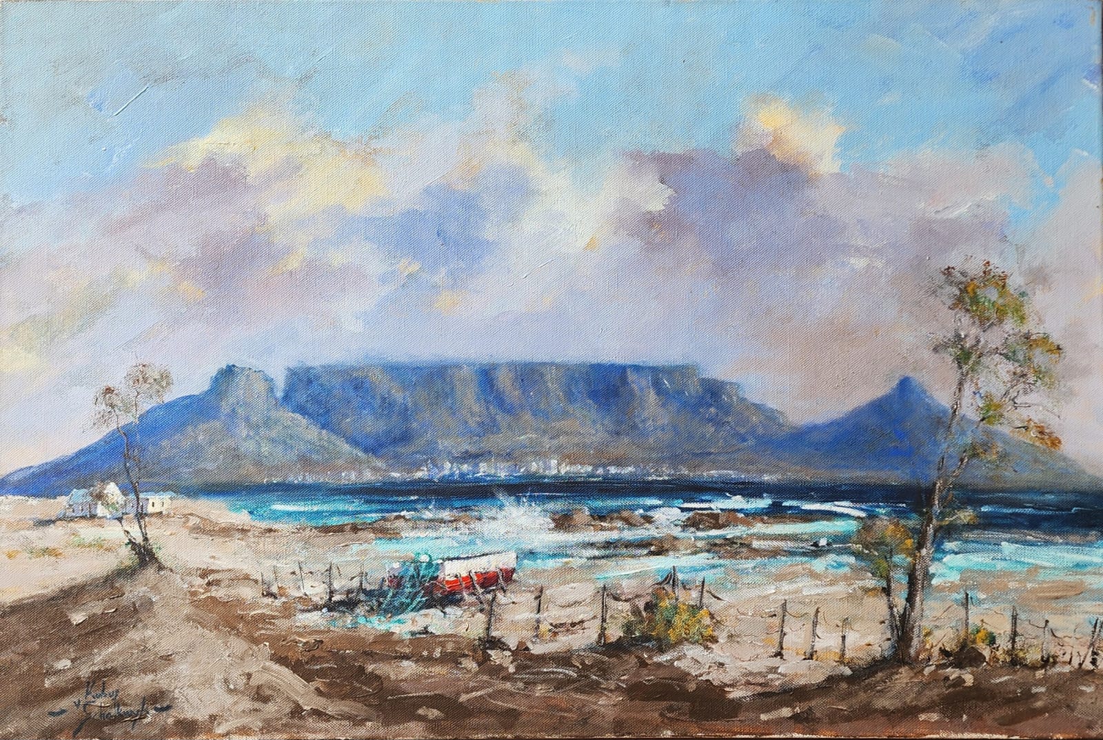 Table Mountain from Blouberg – Lighthouse Art Gallery